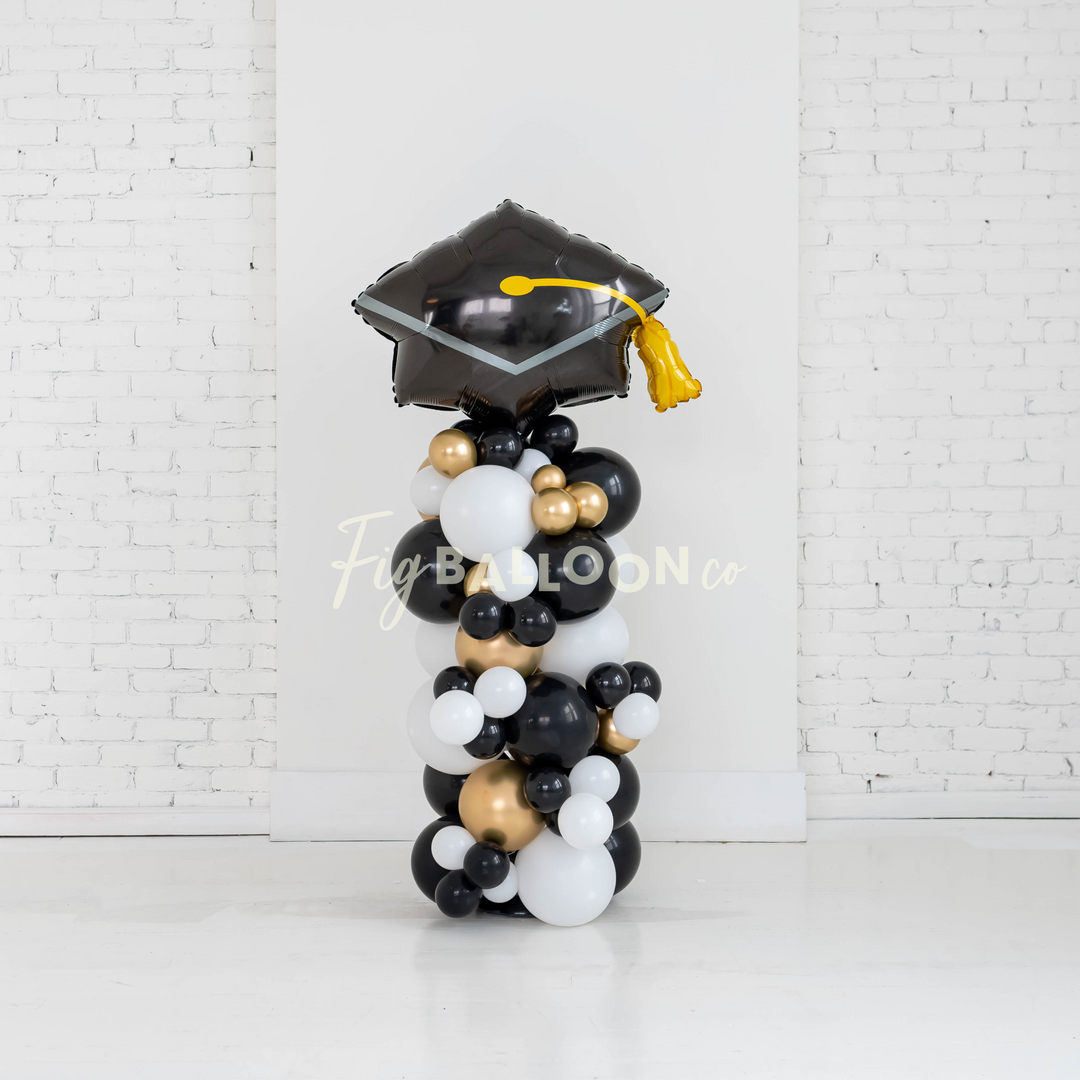Graduation Cap Balloon Column – Fig Balloon Co.