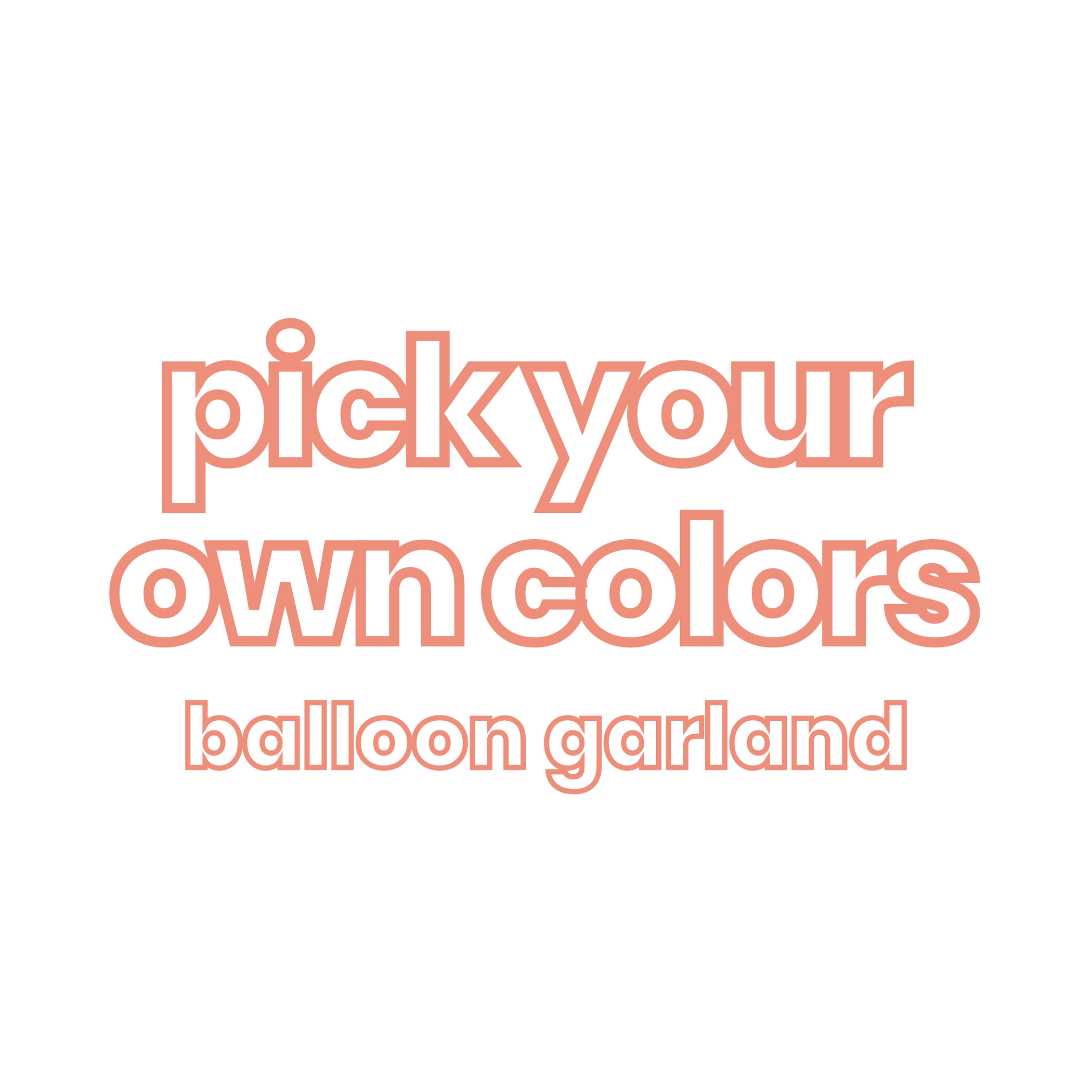 Balloon Garland Size Guide – Fig Balloon Co.
