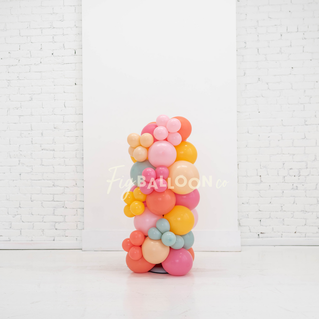 4ft Mini Balloon Column (you pick colors!) – Fig Balloon Co.