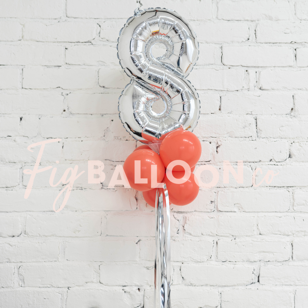 Number Balloon Wand – Fig Balloon Co.