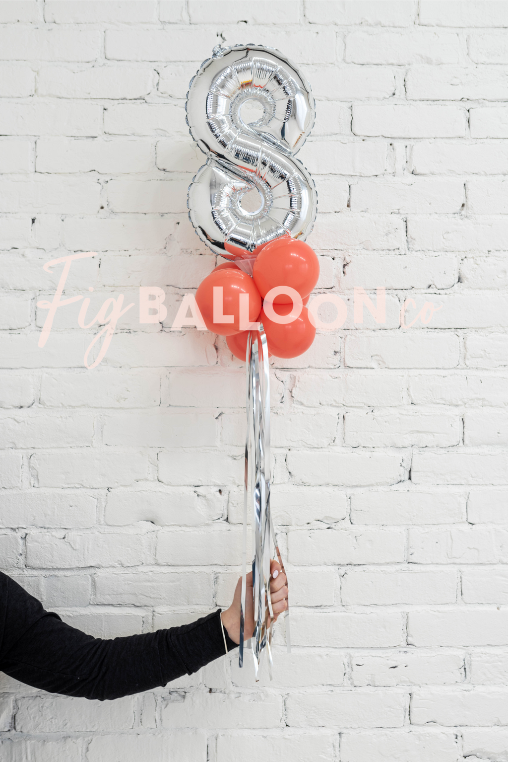 Number Balloon Wand (pick your colors!) – Fig Balloon Co.